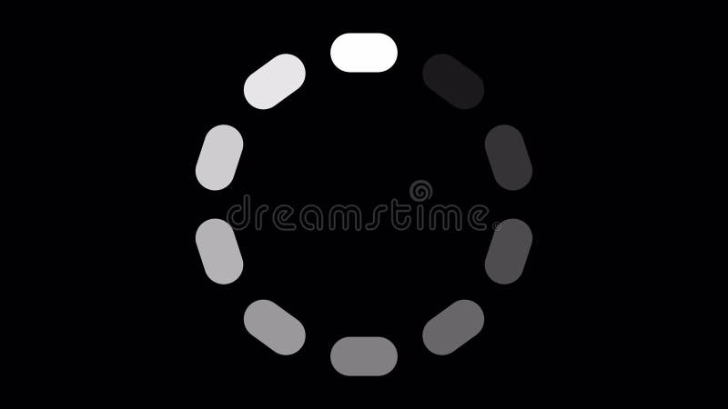 Loading Animation Icon on Transparent Background Stock Footage - Video ...