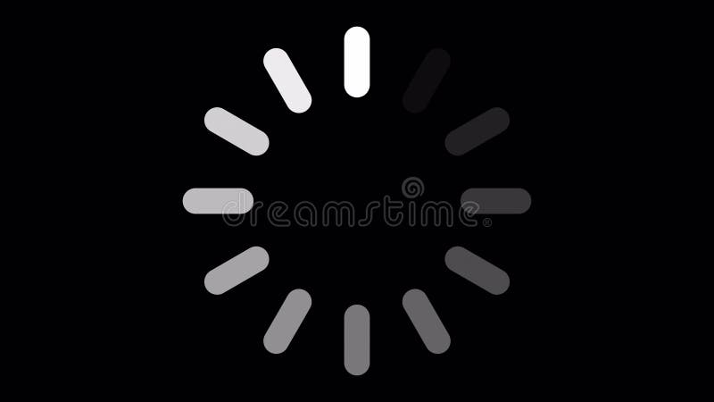 Loading Animation Icon on Transparent Background Stock Footage - Video ...