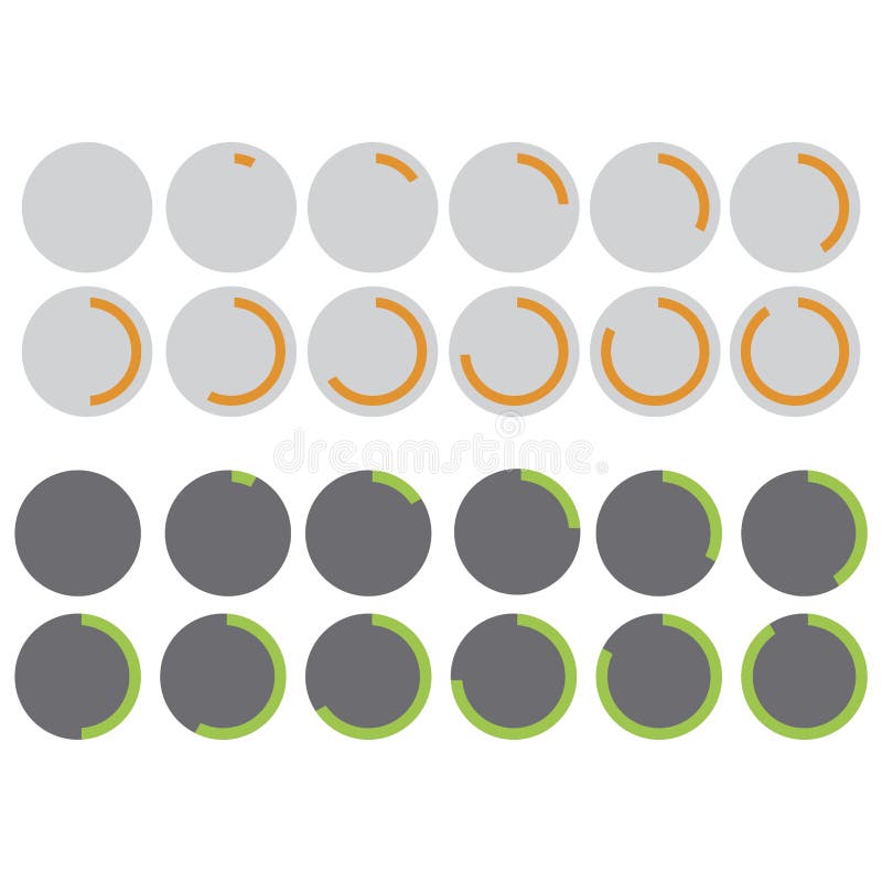 Loading Circles Orange, Great Design for Any Purposes. Business ...
