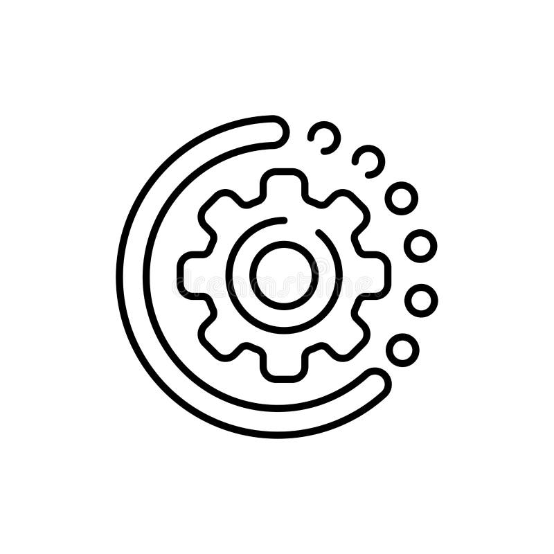 Loading Color Line Icon. Sandy Times. Website Banner. Stock Vector ...