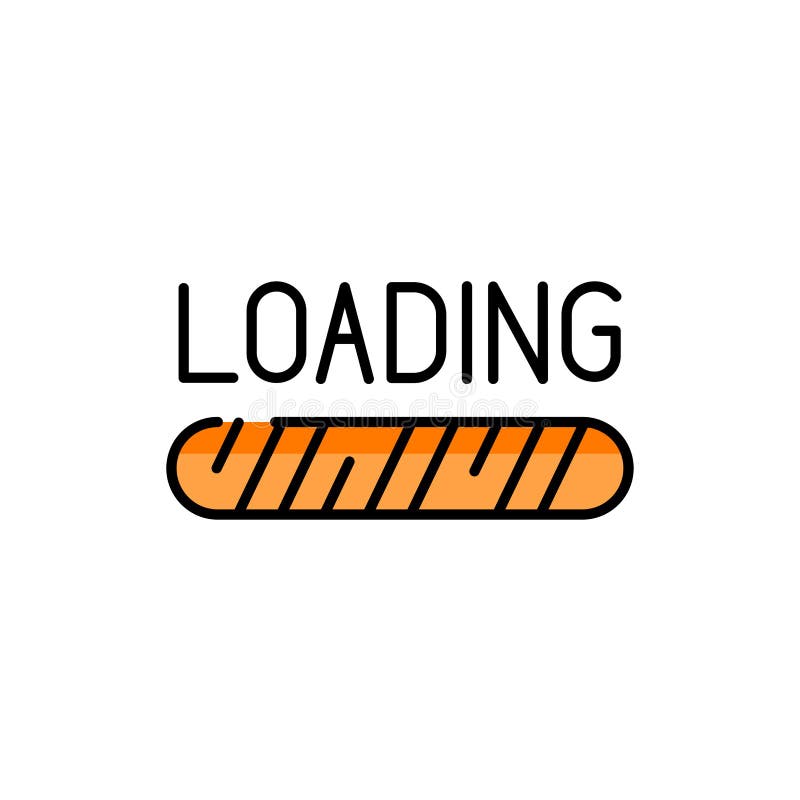 Loading Color Line Icon. Website Banner Stock Vector - Illustration of ...