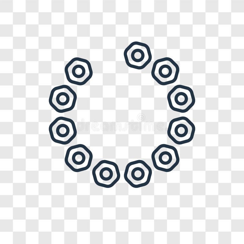 Loading Concept Vector Linear Icon Isolated on Transparent Background ...