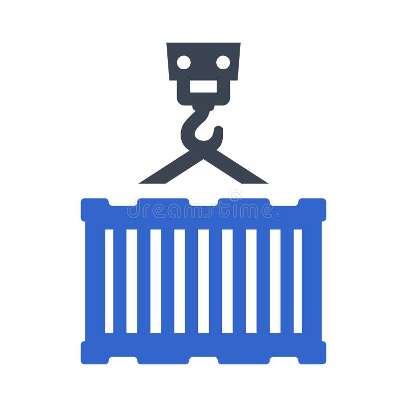 Loading container icon stock vector. Illustration of shipping - 264805091