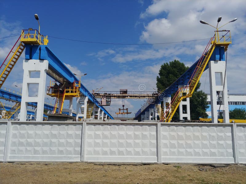 Loading Crane - Industrial Equipment for Lifting Cargo for Shipping ...