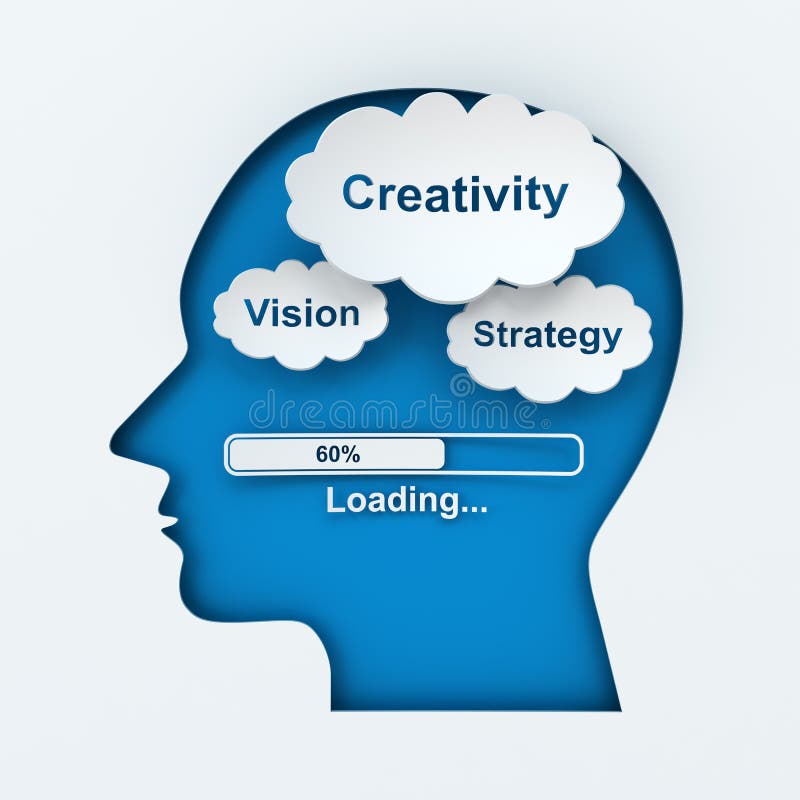 Loading Creativity, Vision and Strategy Stock Illustration ...