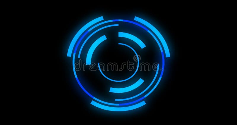 Loading Data HUD Circle Interfaces. Sci-fi Circle HUD Interfaces with ...