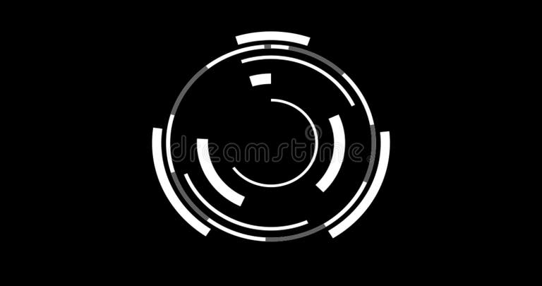 Loading Data HUD Circle Interfaces. Sci-fi Circle HUD Interfaces with ...