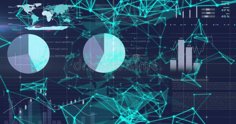 Upon Loading Data Visualization Ui Animating Charts And Labels Shifting Representing Live