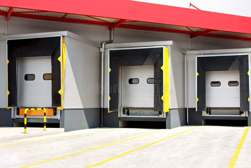 Loading Docks stock image. Image of move, distribution - 1298433