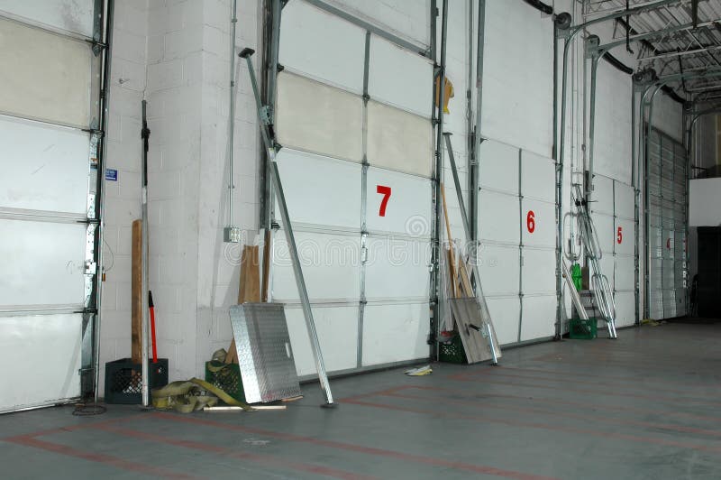 Loading Dock stock photo. Image of factory, storage, metal - 1648728