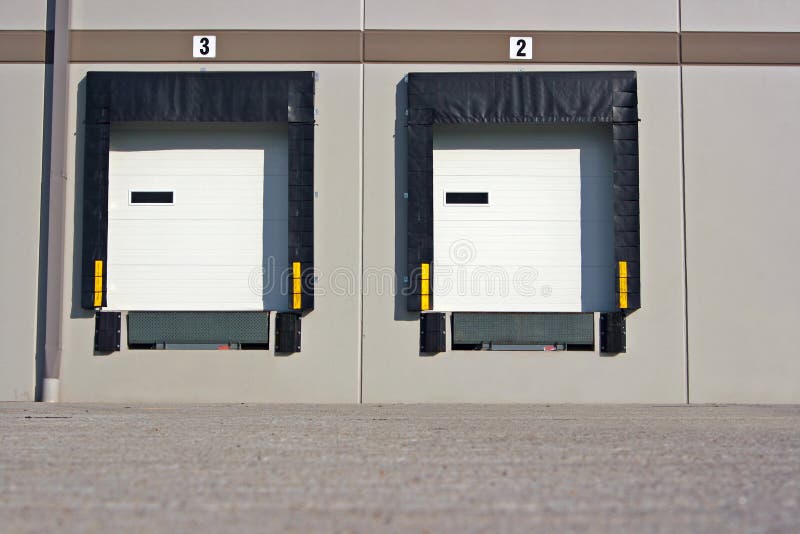 Warehouse loading dock stock photo. Image of storage, drive - 2668950