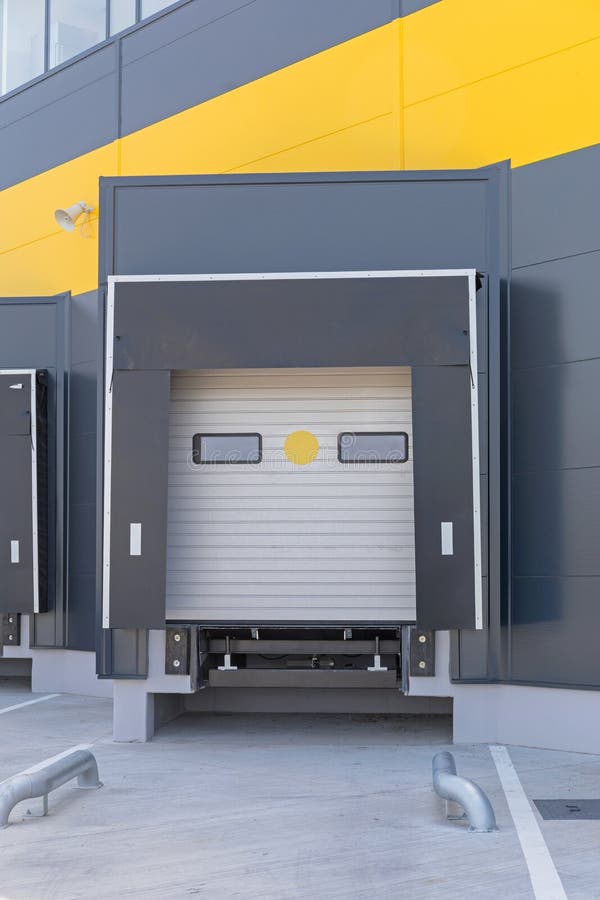 Cargo Door Control stock image. Image of automated, warehouse - 131011003