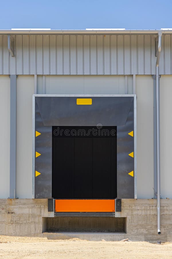 Loading Dock Door stock image. Image of serbia, europe - 249950871