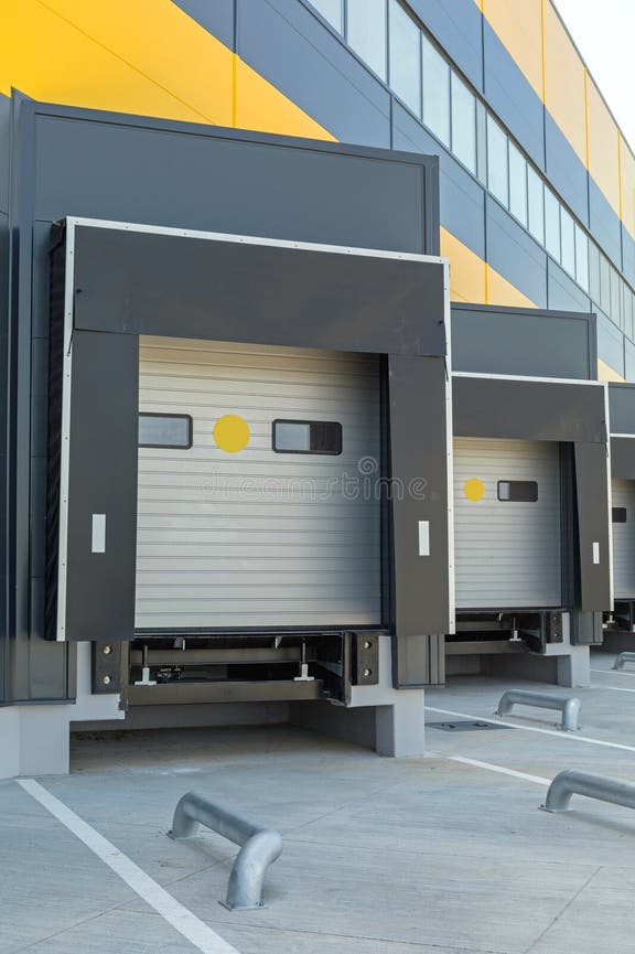 Loading Dock Gates stock image. Image of logistics, entrance - 272204253