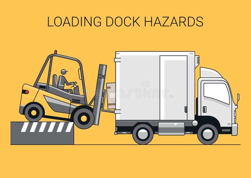 Forklift Loading Dock Stock Illustrations – 407 Forklift Loading Dock ...