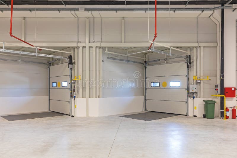 Loading Dock Interior stock photo. Image of distribution - 199372196
