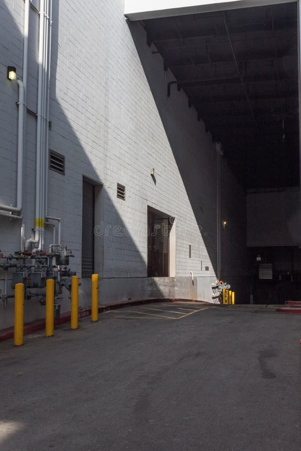 Building for Inclined Conveyor on the Coast Stock Image - Image of ...