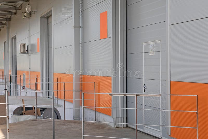 Loading Dock Storage stock photo. Image of architecture - 161772414