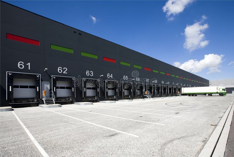 Loading docks stock image. Image of entrance, shipping - 10584745
