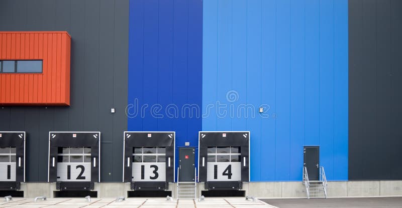Loading docks stock image. Image of distribution, load - 5297845