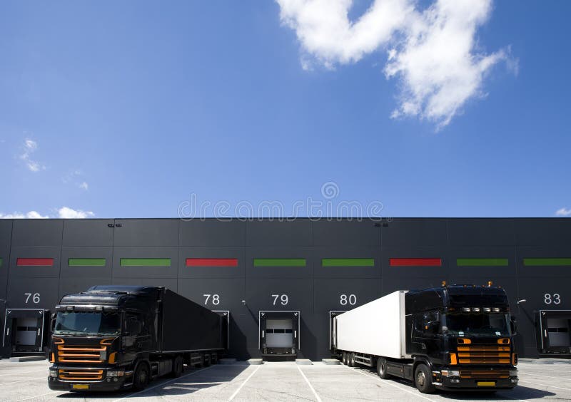 Loading docks stock photo. Image of cargo, logistics, warehouse - 9896088