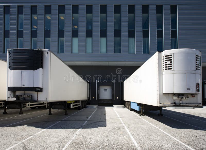 Loading docks stock image. Image of warehouse, industry - 21654101