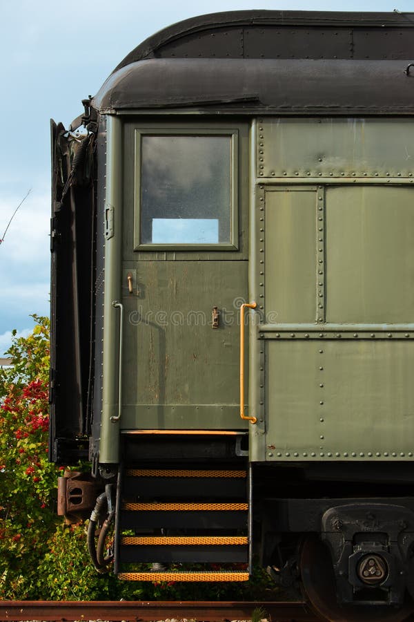 Loading Door of Antique Train Stock Image - Image of steel, rail: 21614565
