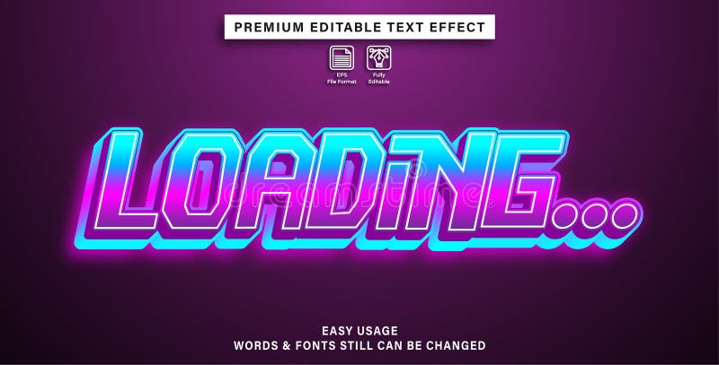 Loading Font Stock Illustrations – 1,290 Loading Font Stock ...