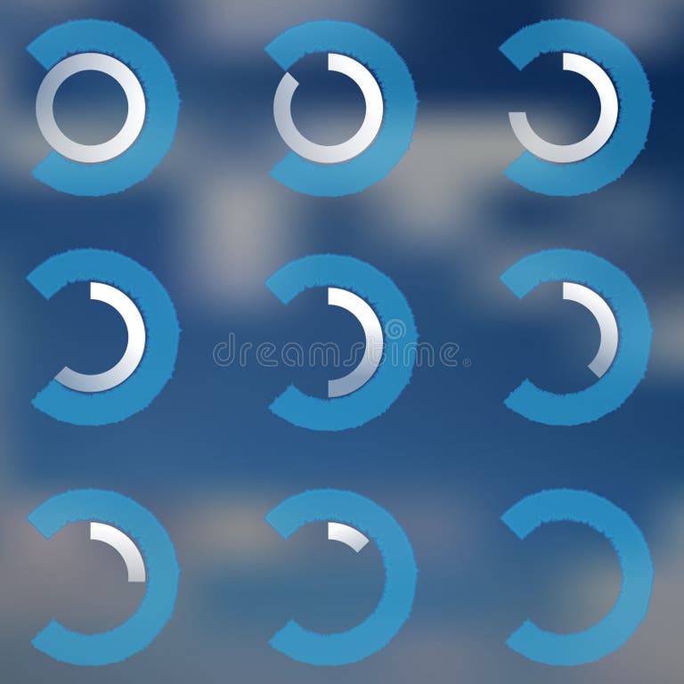 Loading elements stock vector. Illustration of design - 101094330