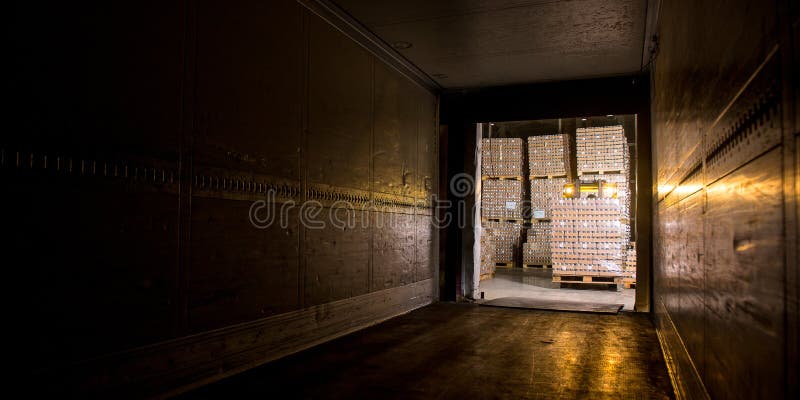Loading empty truck stock photo. Image of delivering - 83175254