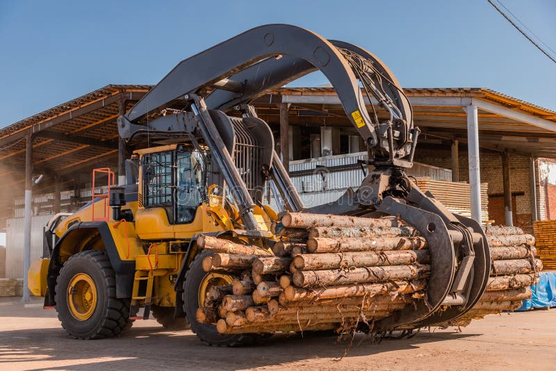 Loading Equipment for Logging. Log Loader for Timber, Logs. the Log ...