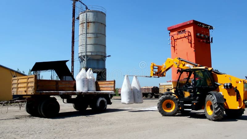Loading Fertilizer Application Stock Footage - Video of cargo, machine ...
