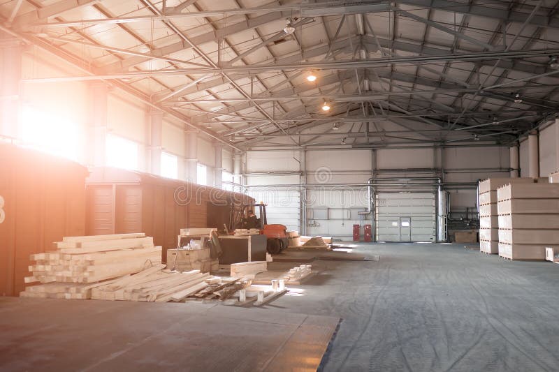 Loading of Finished Products at the Chipboard Production Plant Stock ...