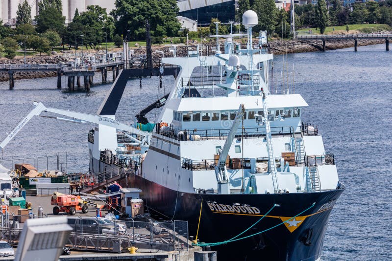 Loading Freighter editorial stock image. Image of ferry - 74780514