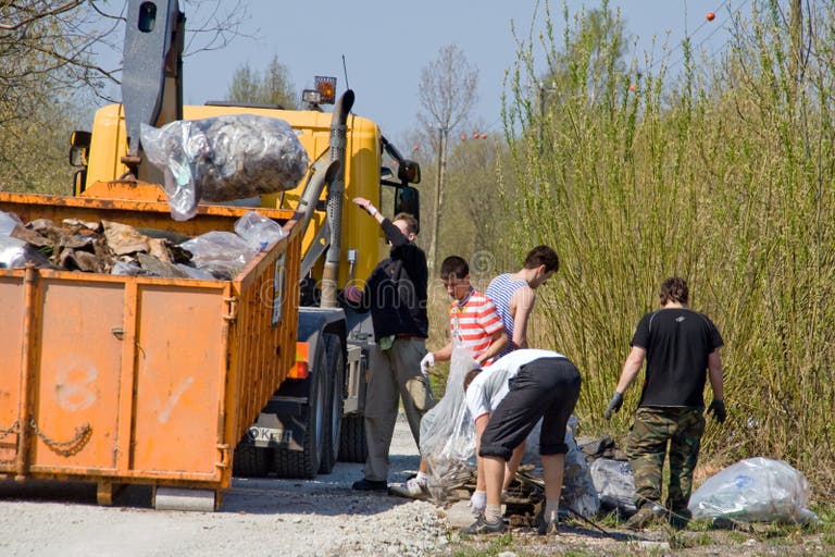227 Big Work Garbage Truck Stock Photos - Free & Royalty-Free Stock ...