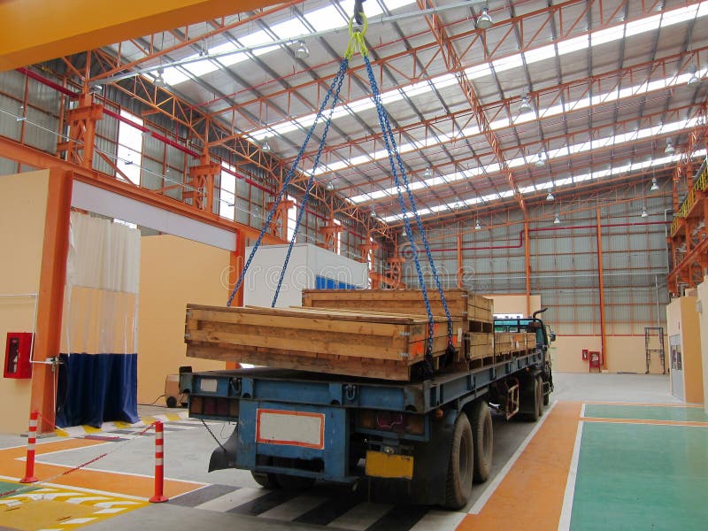 Loading goods work stock photo. Image of steel, gearwheel - 52275394