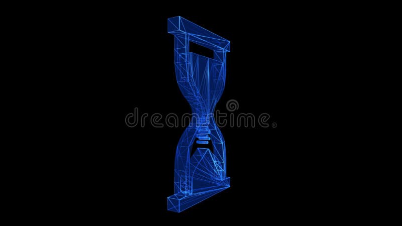 Loading Hourglass Text Future Digital Technology Ai Cyber Space Deep ...