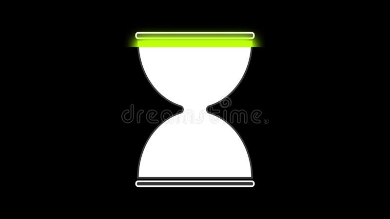 Loading Hourglass Text Future Digital Technology Ai Cyber Space Deep ...