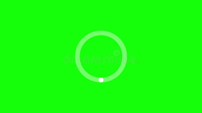 Loading Icon Animation Looping on Green Screen Stock Footage - Video of ...
