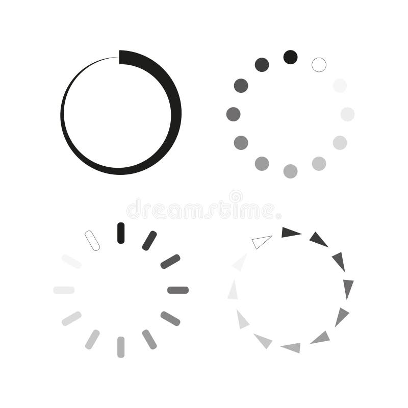 Loading Icon. Download Buffering. Working Process Indicator. Vector ...