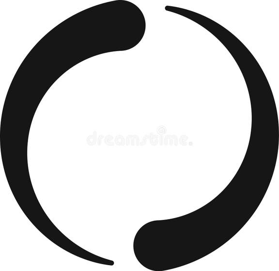 Loading Icon Featuring Two Black Lines Rotating To Create An Incomplete Circle Representing An
