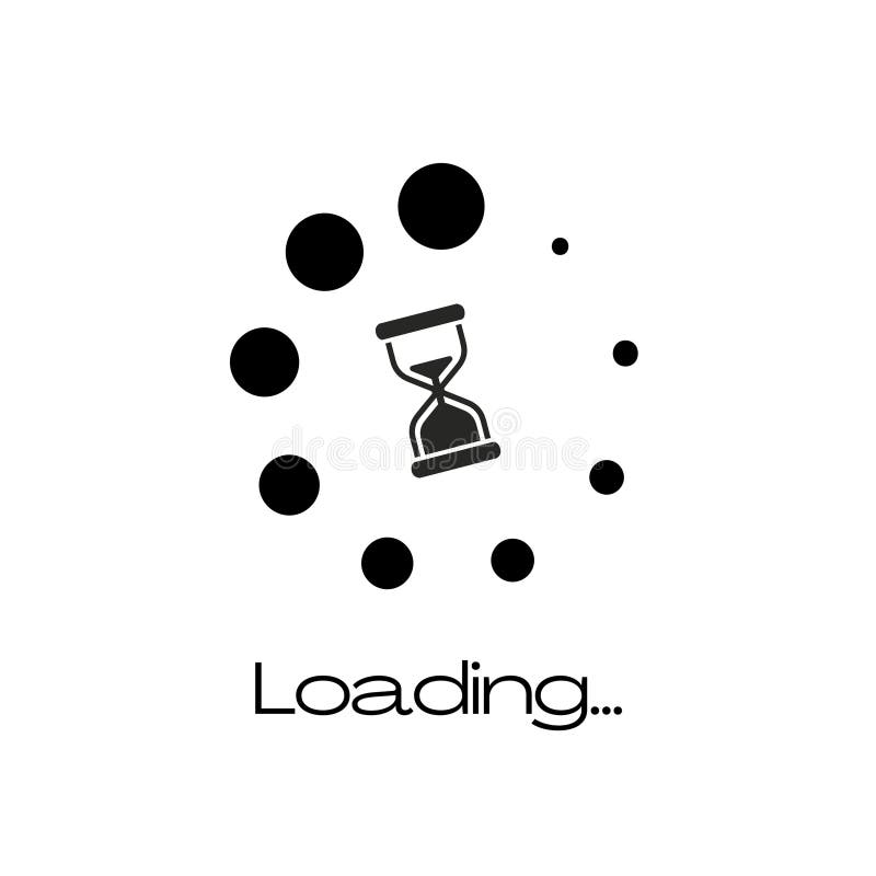 Loading Icon Illustration Logo with Sand Creek Stock Illustration ...