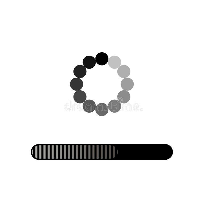 Loading Icon Isolated stock vector. Illustration of internet - 115873889