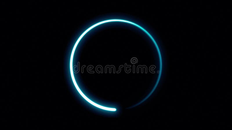 Loading Icon with Light Stroke Shapes Stock Video - Video of ...