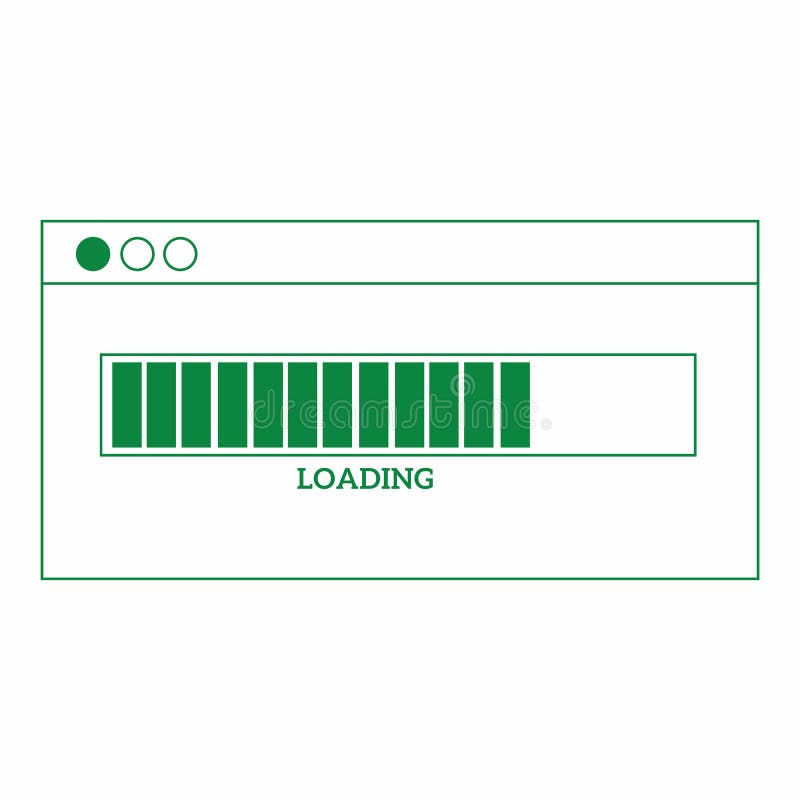 Loading icon stock illustration. Illustration of advertising - 261573226