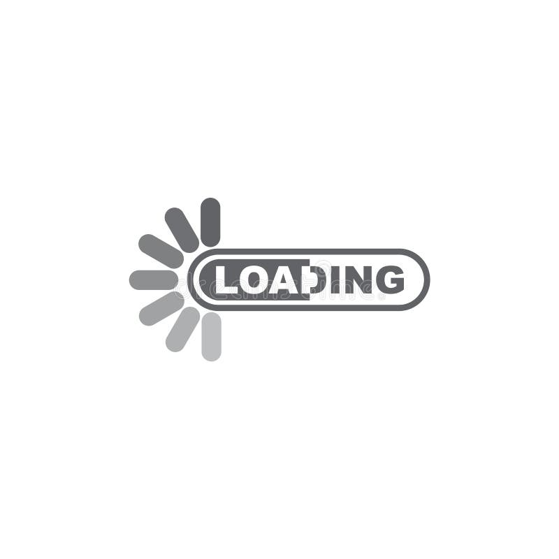 Loading Icon Logo Design Template Stock Vector - Illustration of mobile ...