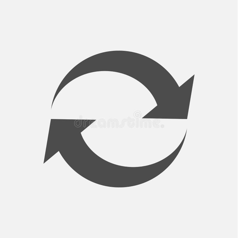 Reload Sign. Color Arrow Icon. Stock Vector - Illustration of next ...
