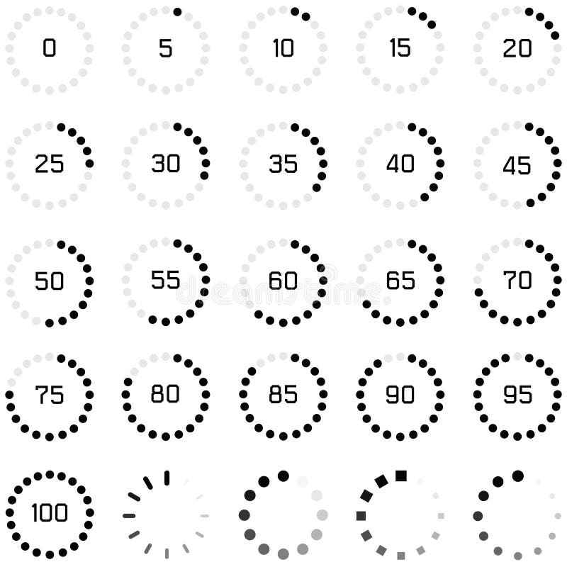 Loading Bar Icon Set, Vector Symbol. Stock Vector - Illustration of ... Loading Bar Icon Set, Vector Symbol. Stock Vector - Illustration of ...