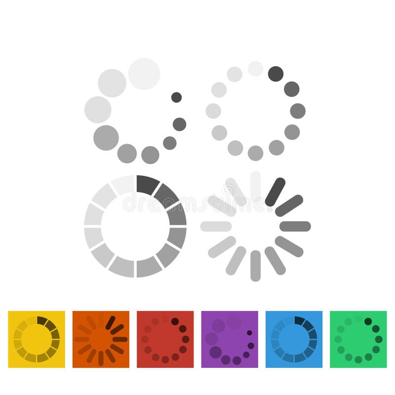 Loading Page Browser on Top View Laptop Screen. Laptop, Desktop ...
