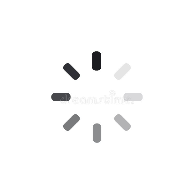 Loading Icon Set Screen Load Progress Wait Circle Vector Symbol Web
